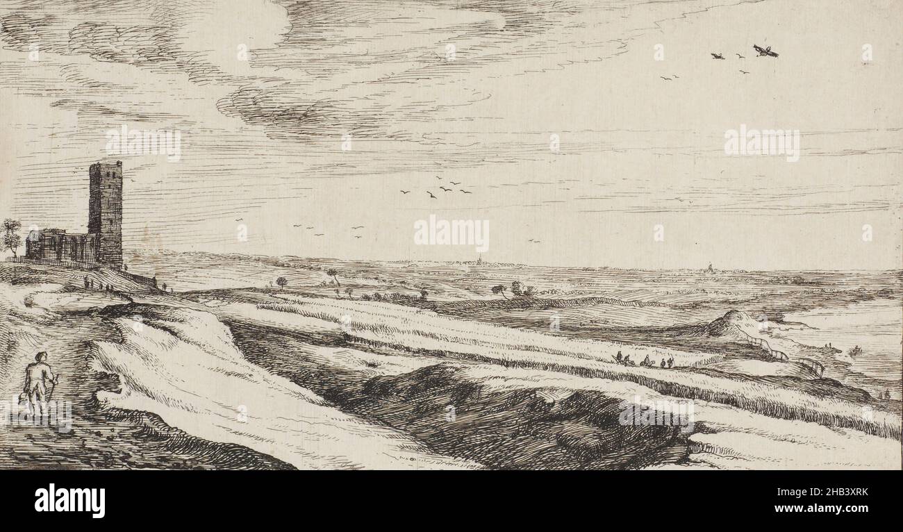 Landscapes with villages near Amsterdam. Plate 4. De Zeekant van ...