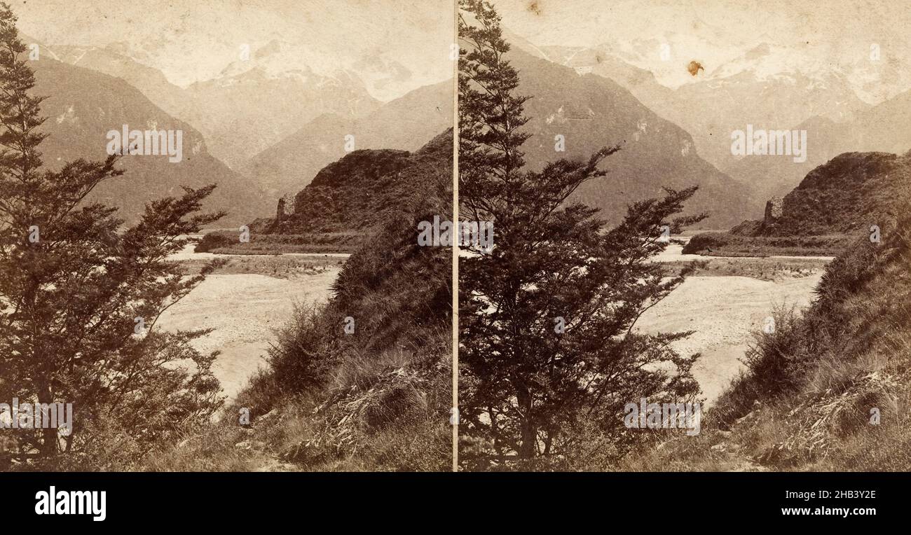 Head of Lake Wakatipu, On the Upper Rees, Mount [Austed], Burton ...