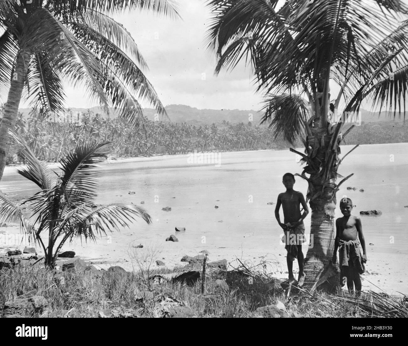 Malaga Sound - Savai'i, William Saunderson Cooper, March 1923, Savai'i ...