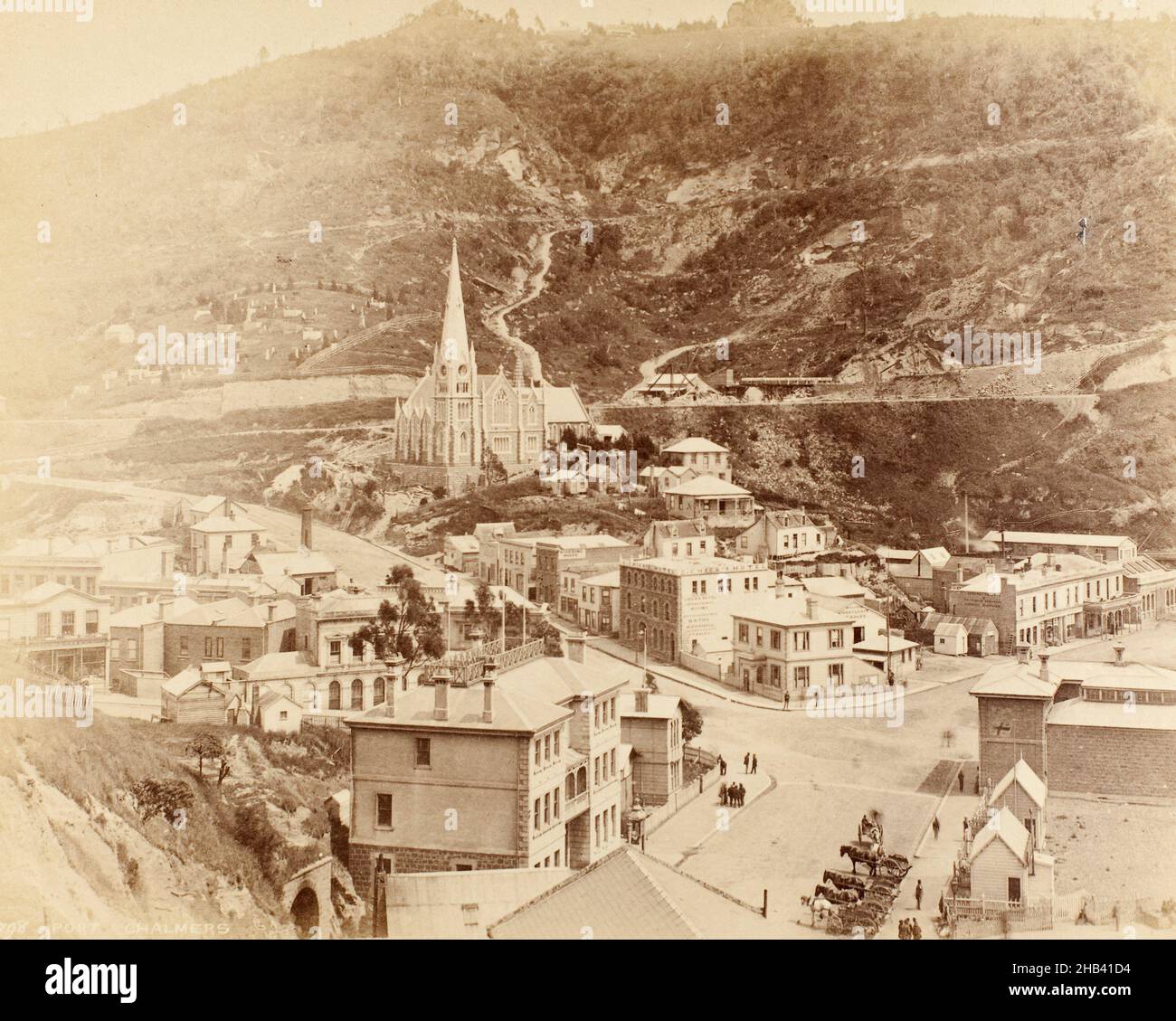 Port Chalmers. From the album: N.Z. Scenery, Burton Brothers studio ...