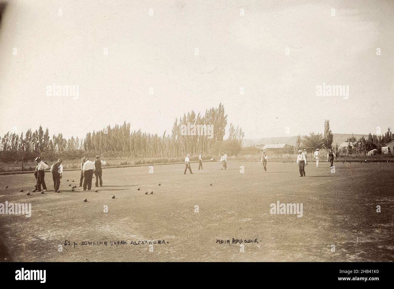 Bowling Green - Alexandra, Muir & Moodie studio, circa 1900, Alexandra ...
