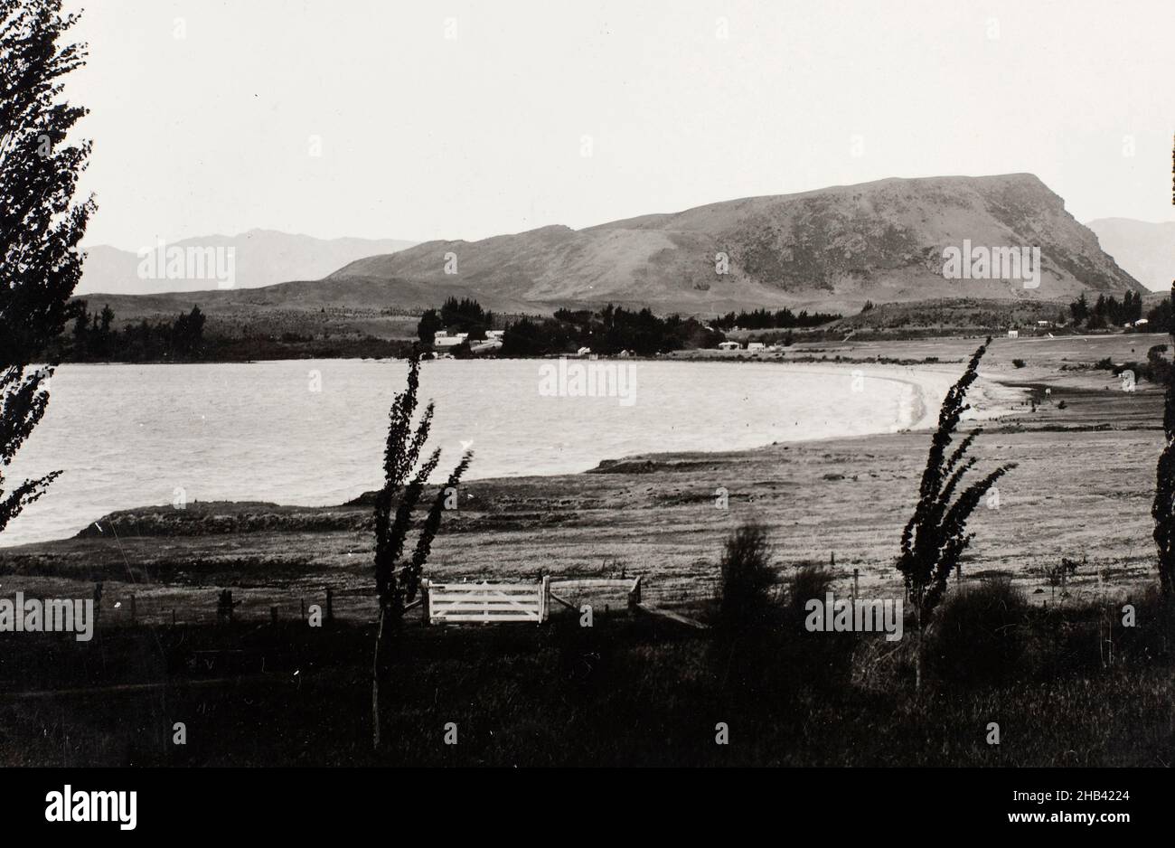 Pembrokes and Mount Iron from Wanaka Station, Burton Brothers studio ...