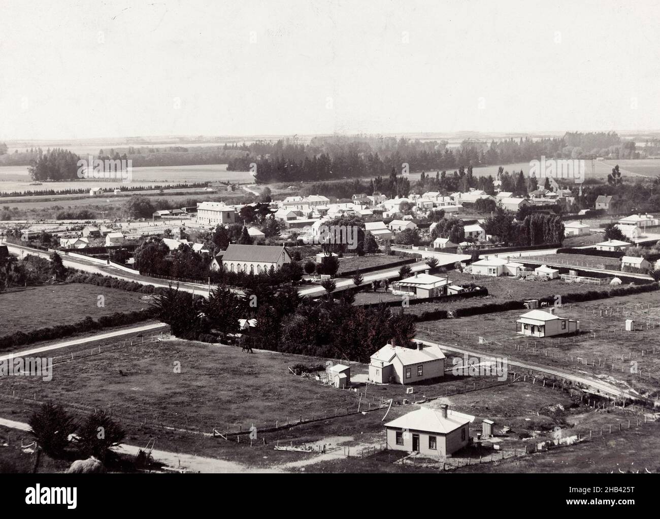 Geraldine, Muir & Moodie studio, 07 April 1905, Geraldine Stock Photo ...