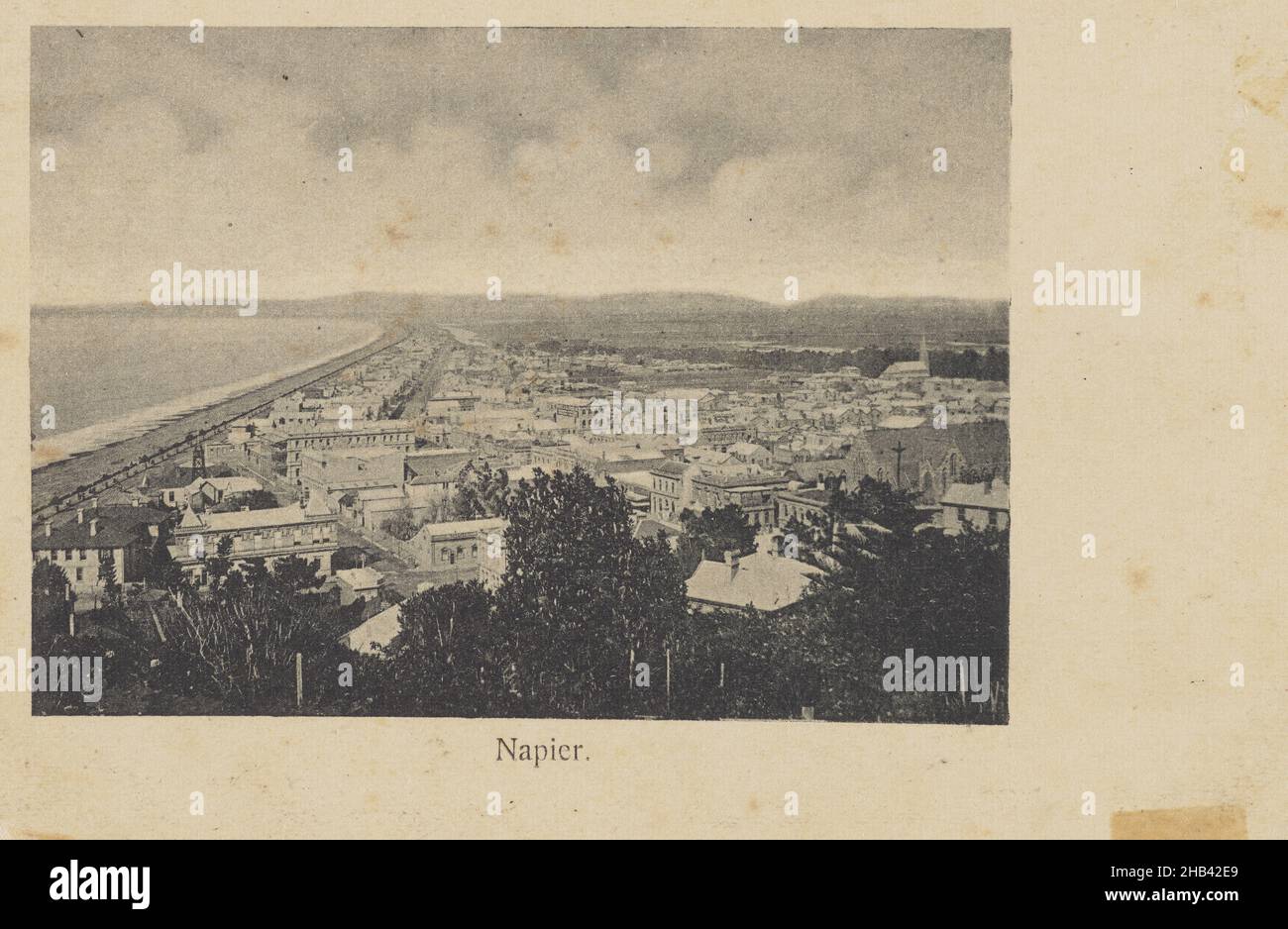 Napier, Muir & Moodie studio, photography studio, Napier Stock Photo ...