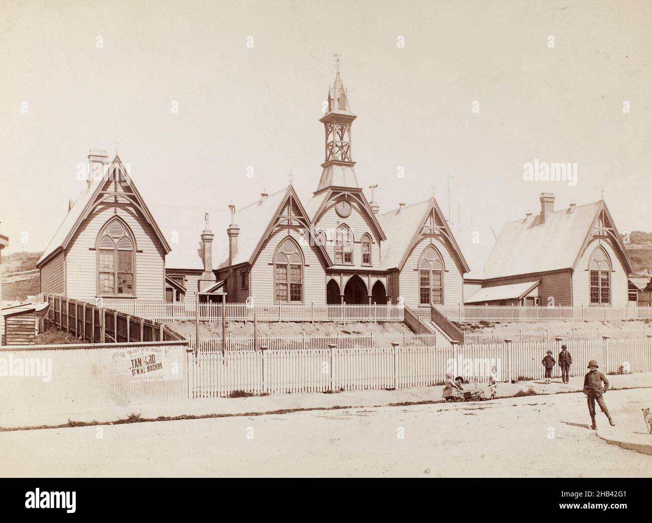 Mount Cook School, Wellington, Burton Brothers studio, photography ...
