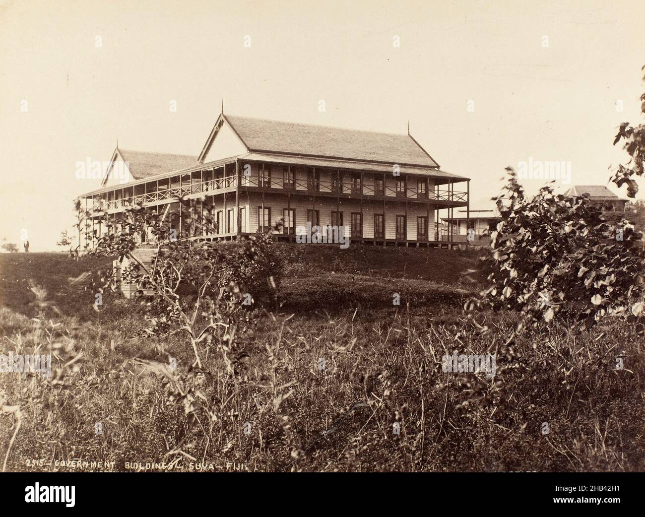 Government Buildings, Suva, Fiji. From the album: New Zealand Views ...