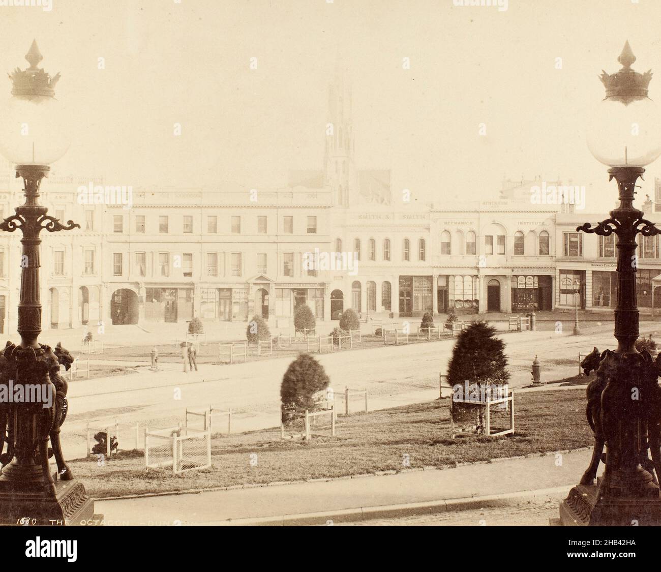The Octagon, Dunedin. From the album: New Zealand Views, Burton ...