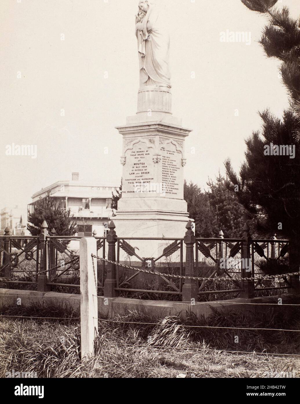 The Moutoa Monument, Wanganui, Burton Brothers studio, photography ...