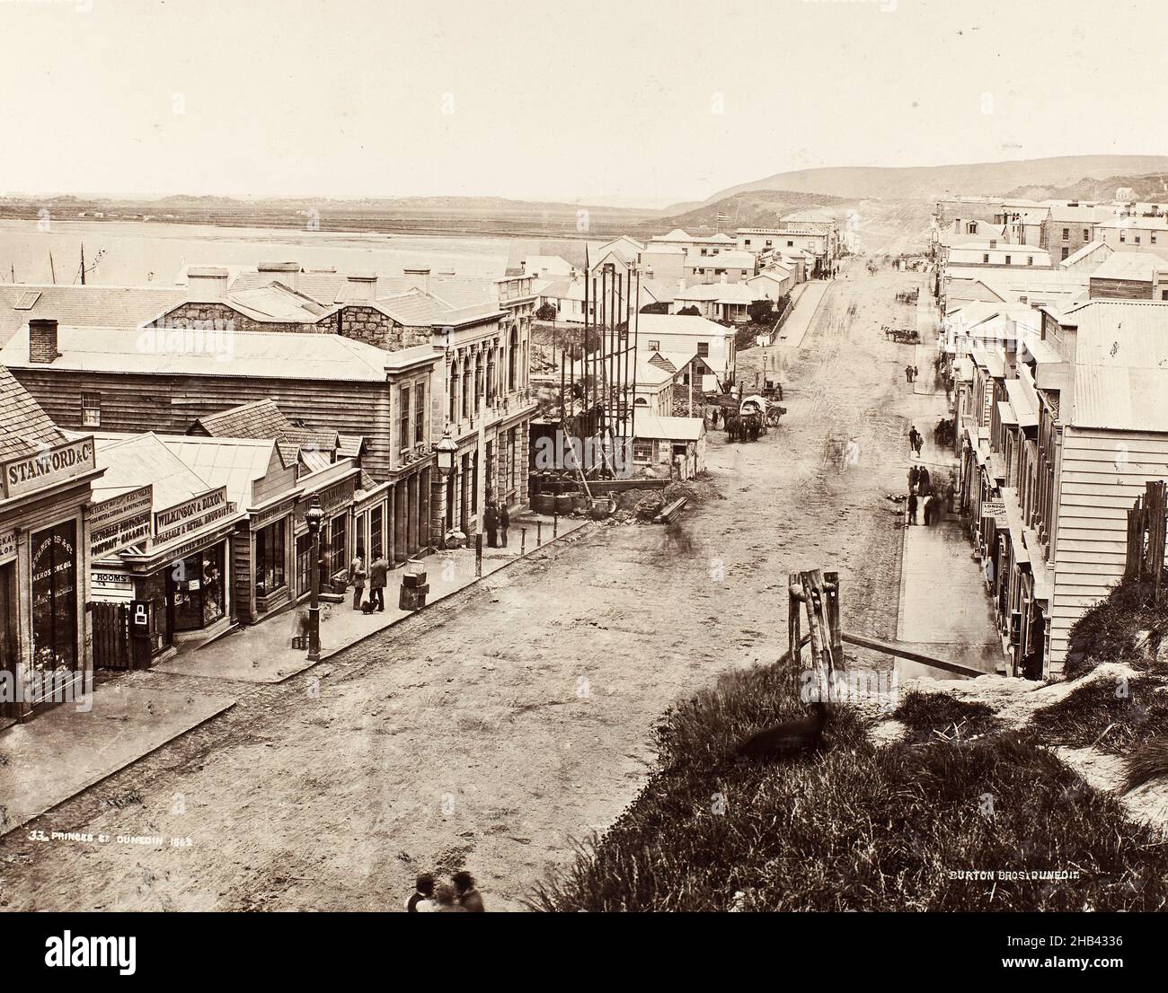 Dunedin 1862 princes street hi-res stock photography and images - Alamy