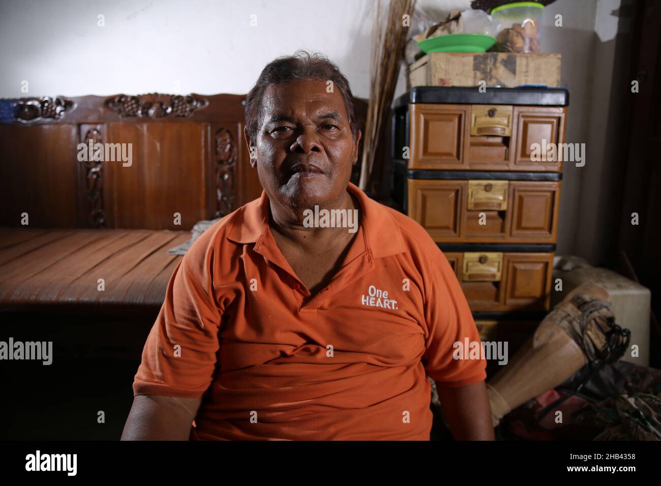 East Timorese, Indonesia. 16th Dec, 2021. Suparni, 65, a retired East ...