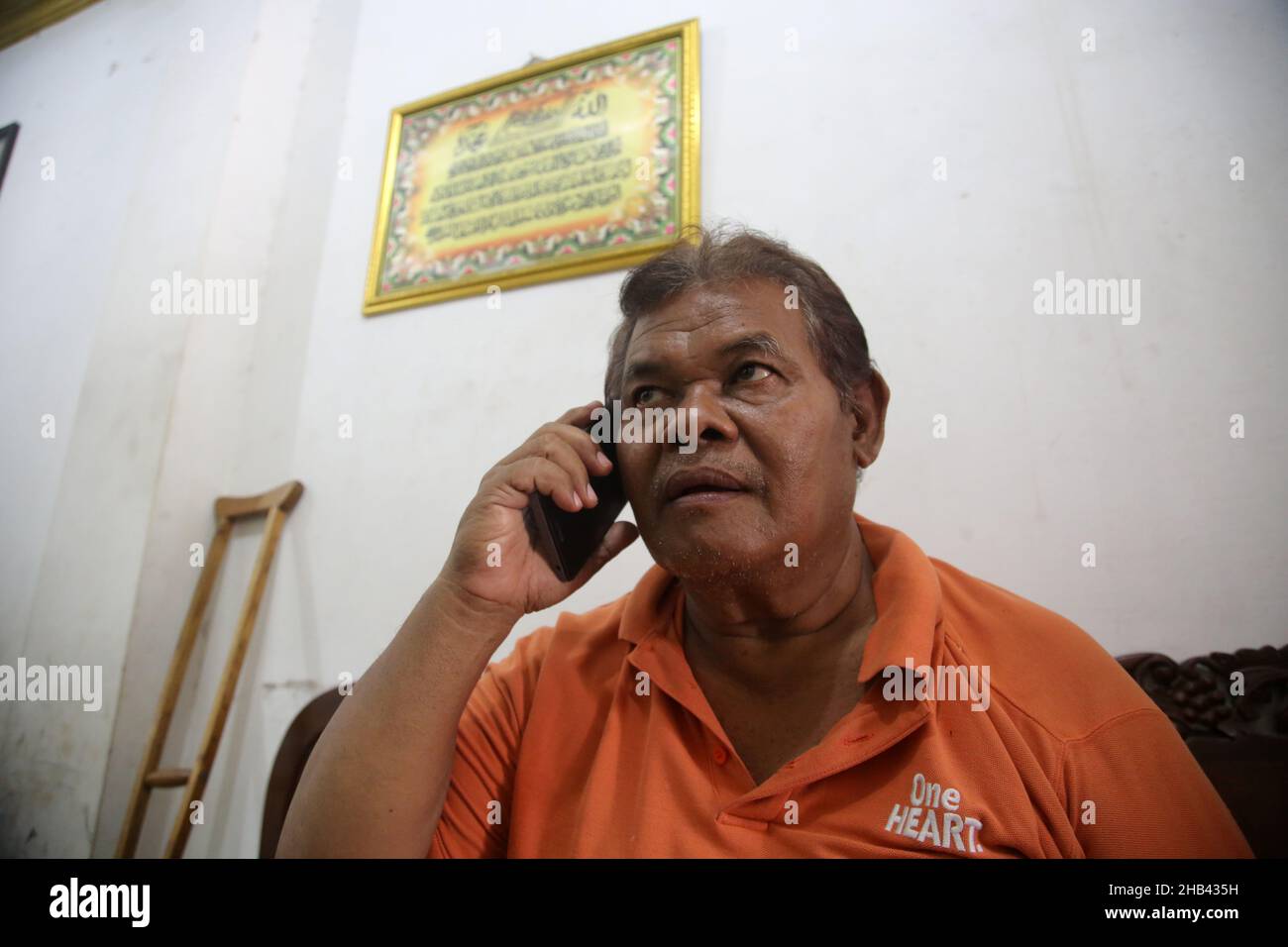 East Timorese, Indonesia. 16th Dec, 2021. Suparni, 65, a retired East ...