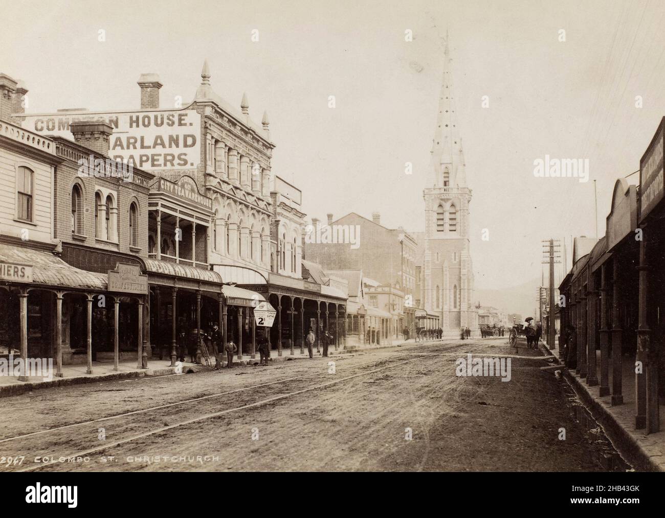 Christchurch colombo st hi-res stock photography and images - Alamy