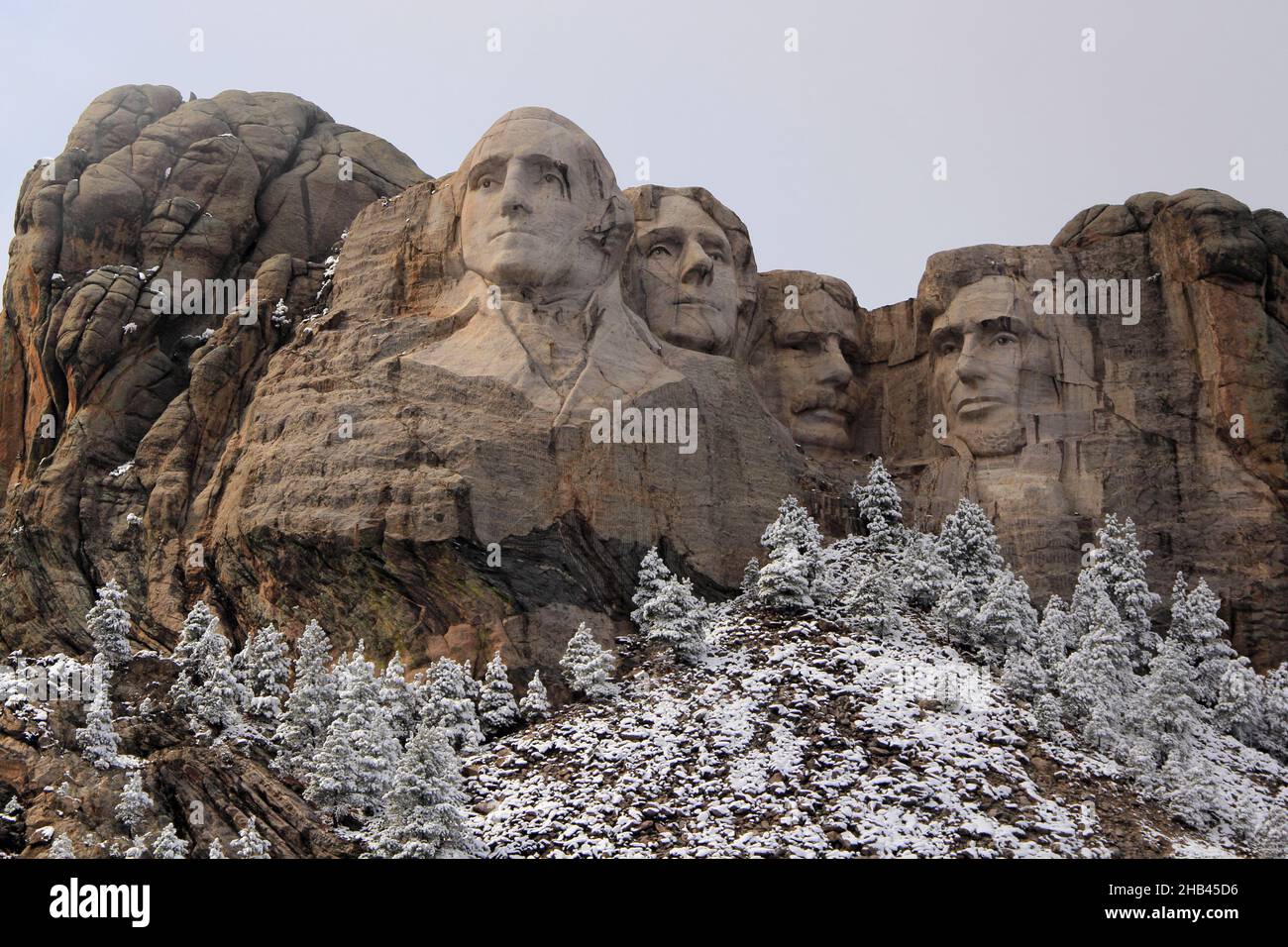 Mount Rushmore, part of Mount Rushmore National Memorial, is one of the ...