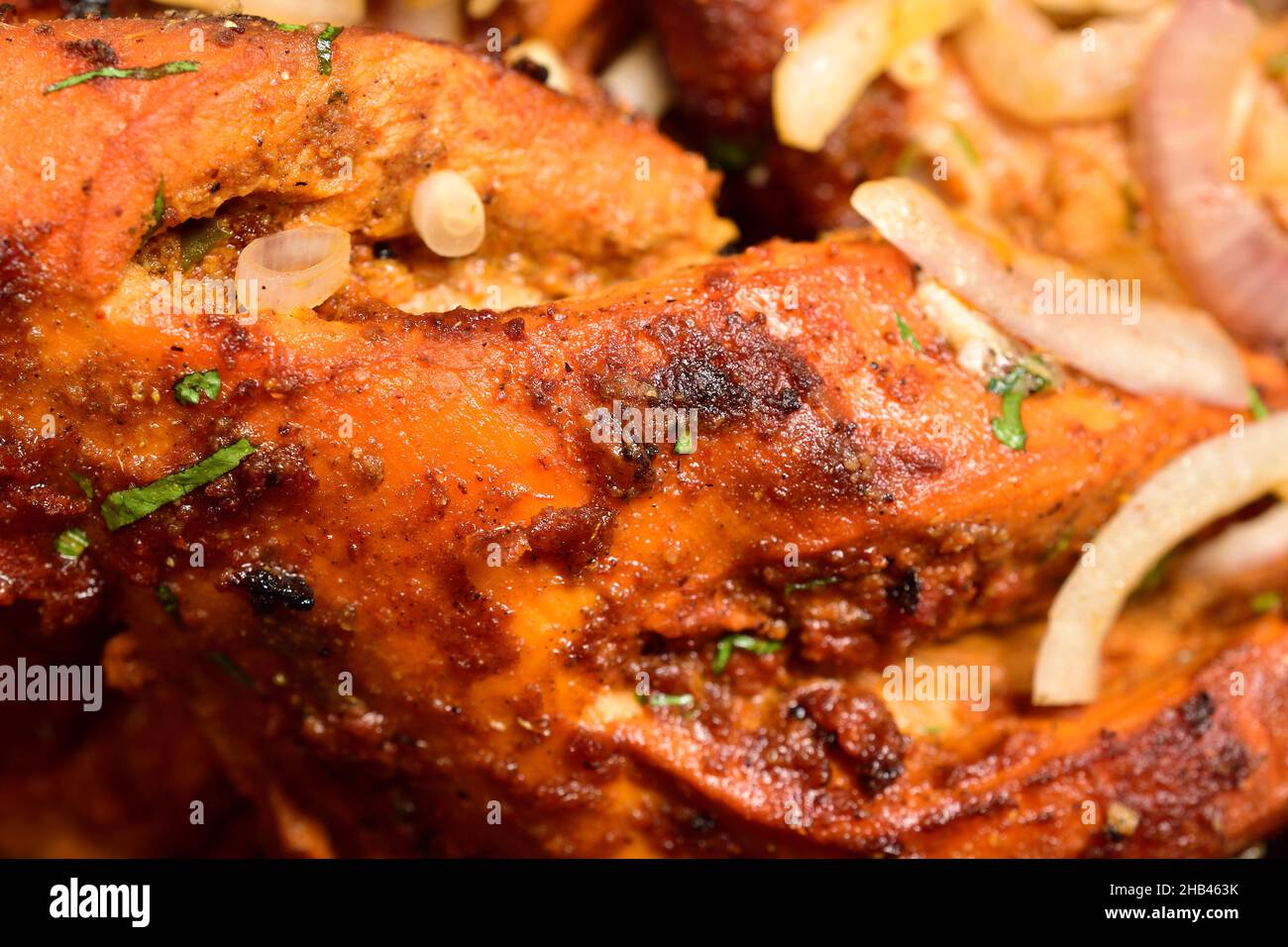 Grilled chicken close up texture hi-res stock photography and images ...