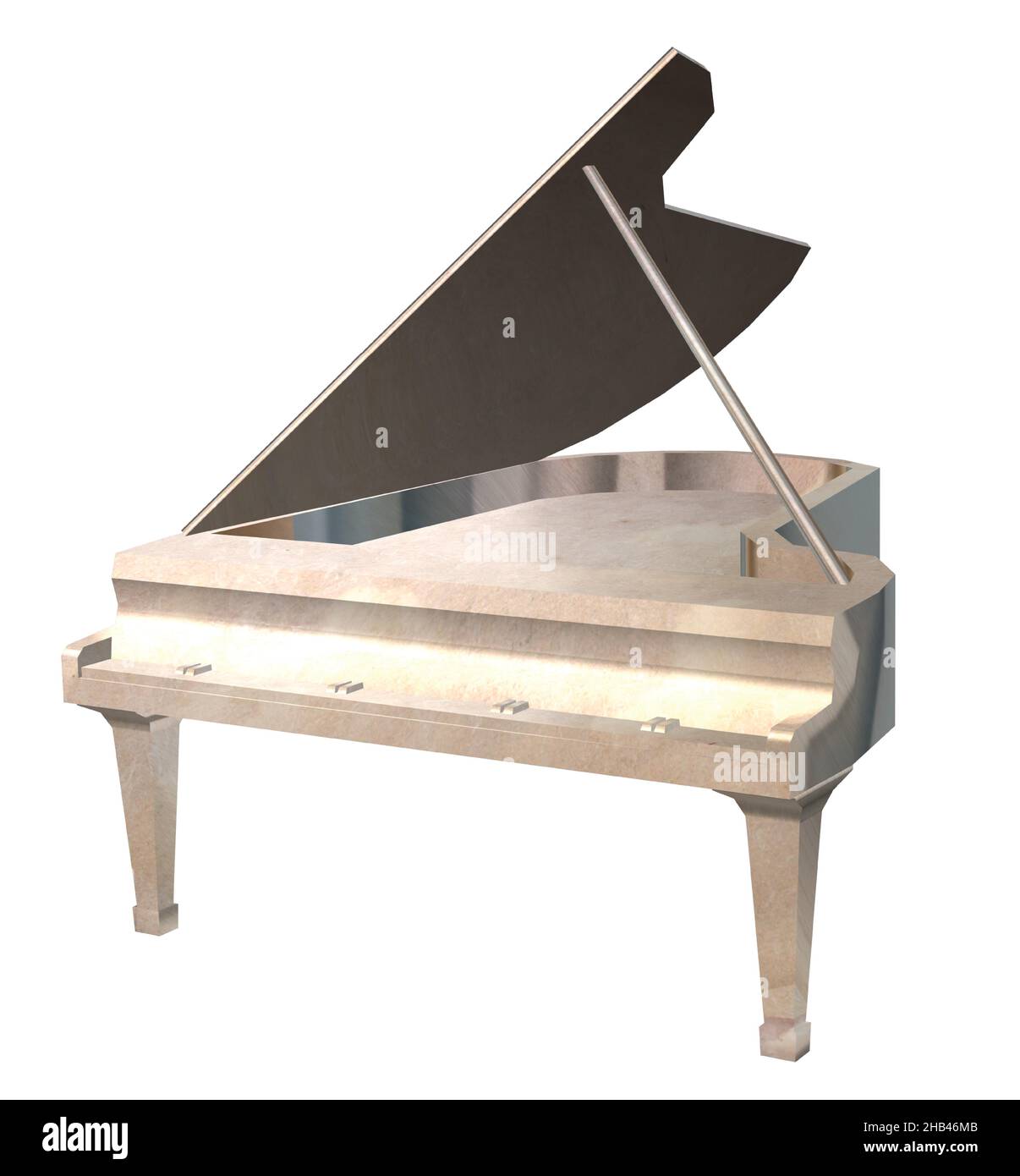 Shiny Silver Grand Piano Stock Vector Image & Art - Alamy
