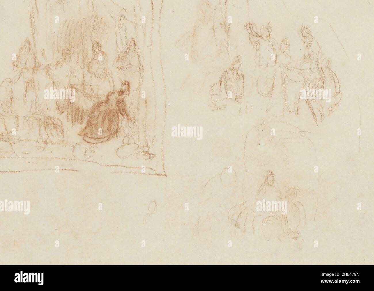 One drawing in a frame. Sheet 42 recto from a sketchbook with 52 sheets ...