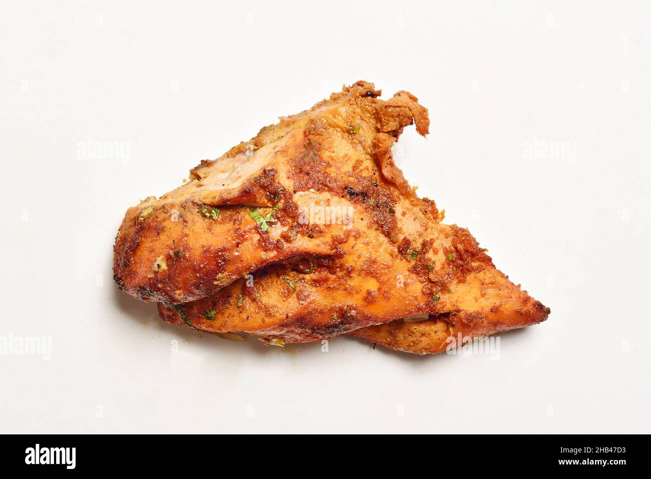 Roasted chicken top view hi-res stock photography and images - Alamy