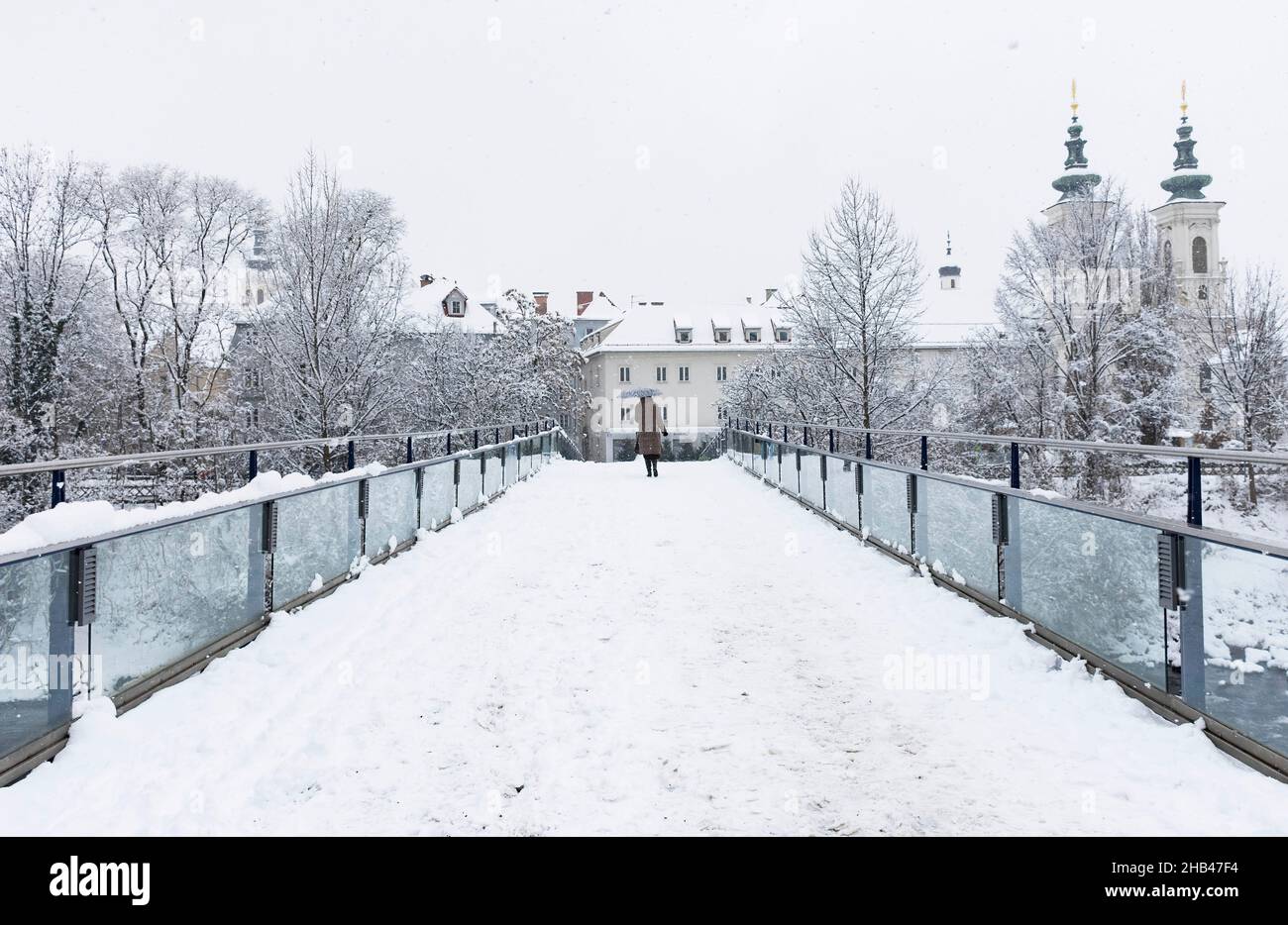 Winter landscape mariahilfer church hi-res stock photography and images ...