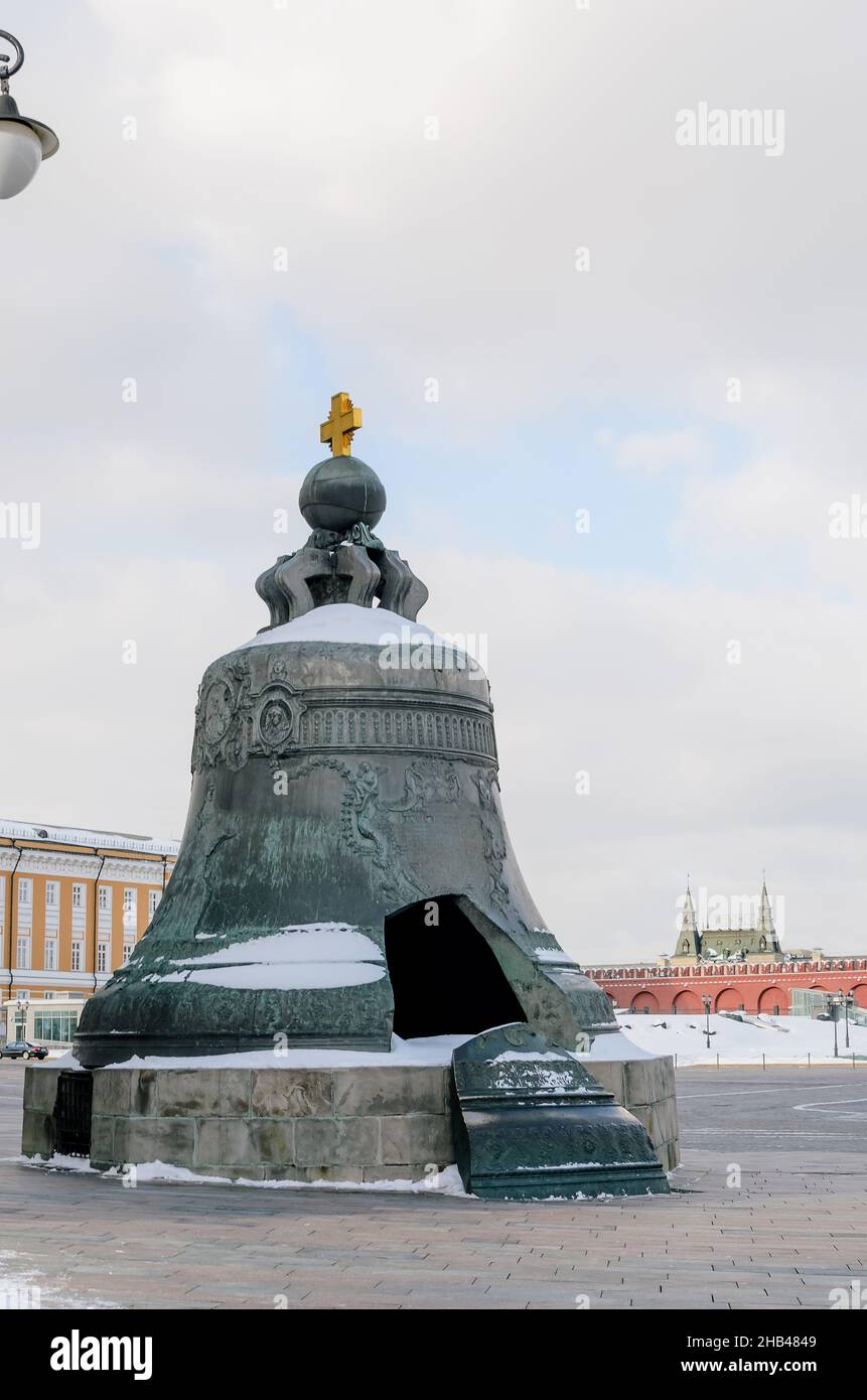 The Tsar bell, Moscow Kremlin's territory. Russia Stock Photo - Alamy
