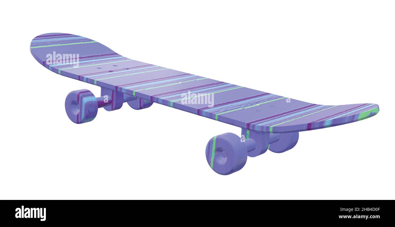 Purple Blue Strips Skateboard Stock Vector Image & Art - Alamy