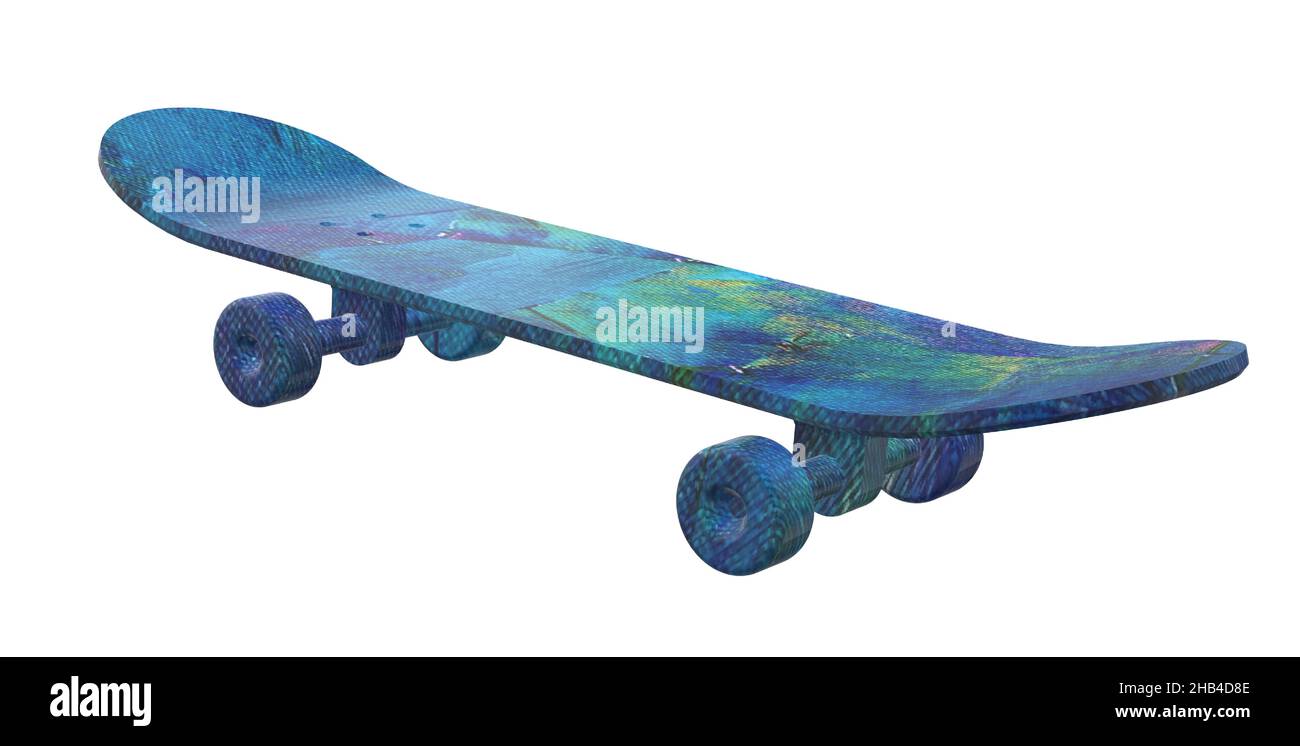 Shade of Blue Skateboard Stock Vector Image & Art - Alamy