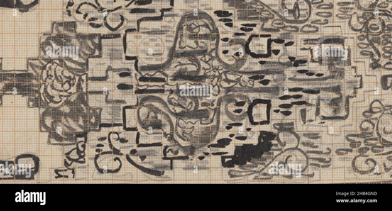 Design for a rug, draughtsman: Carel Adolph Lion Cachet, 1874 - 1945 ...
