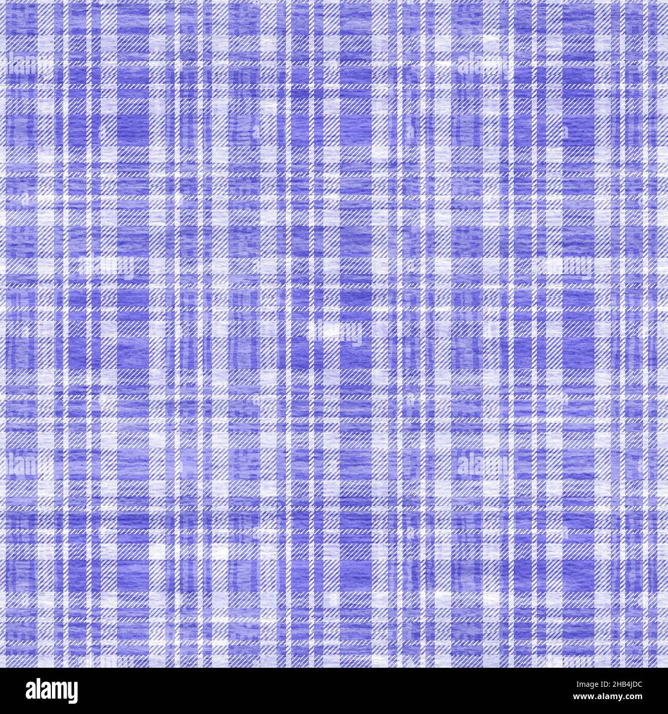 Peri purple plaid tartan color of the year seamless pattern texture. Tonal grunge check trendy ...