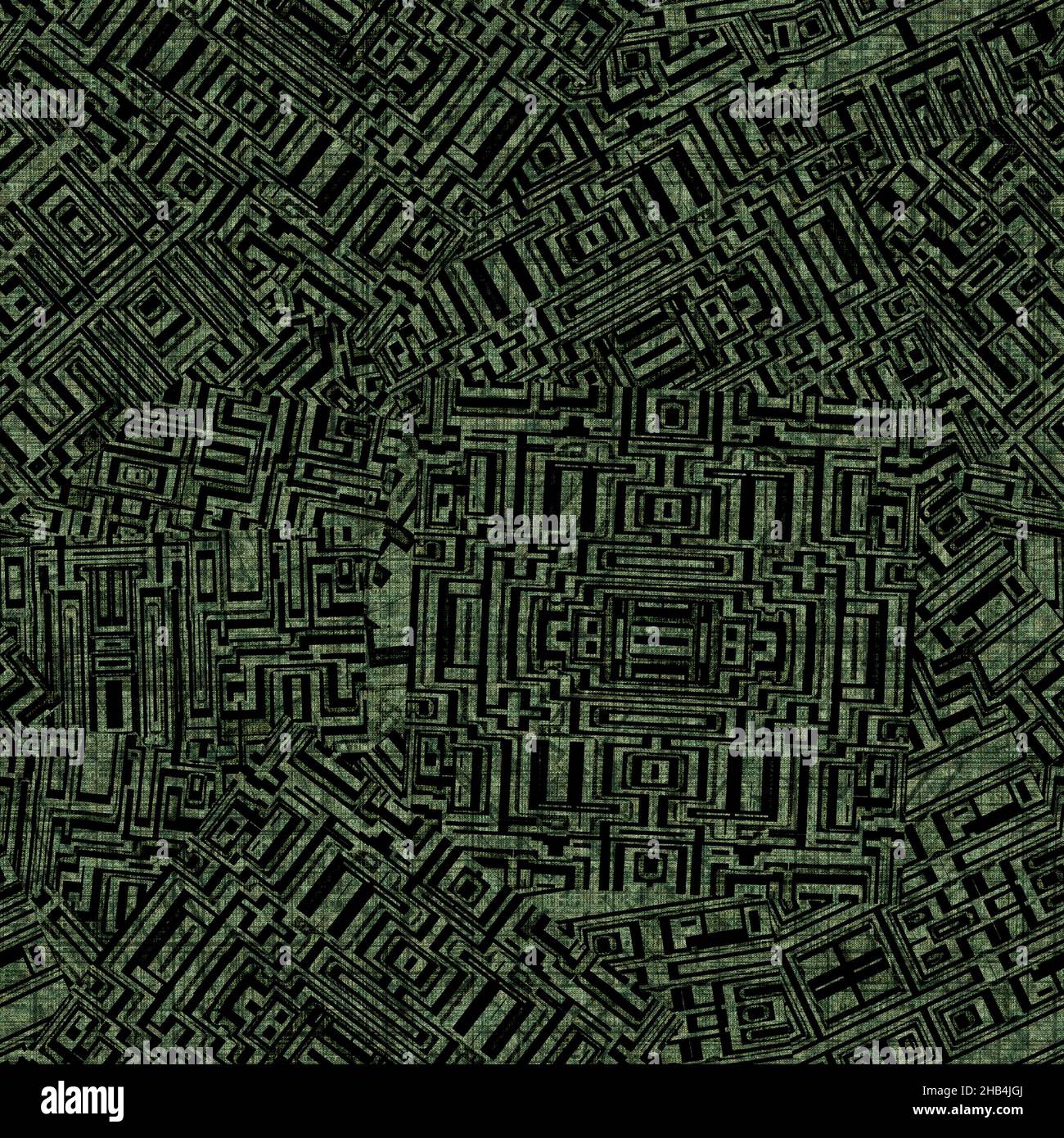 Grunge forest green random geometric distressed seamless texture ...