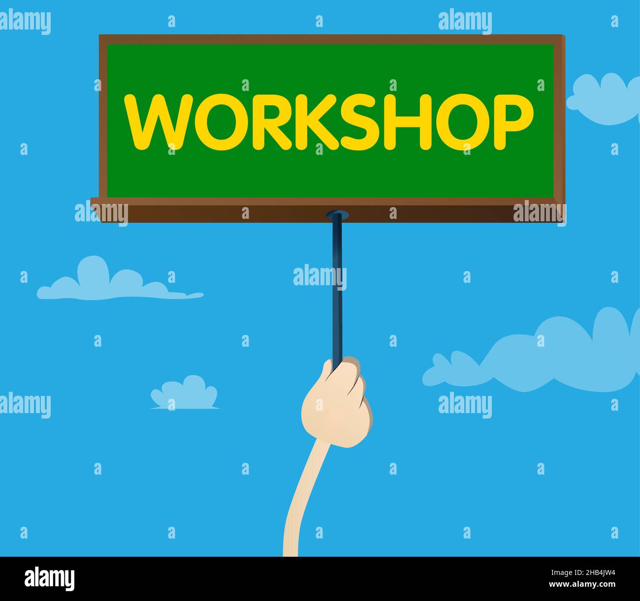 Class raised hand teacher Stock Vector Images - Alamy