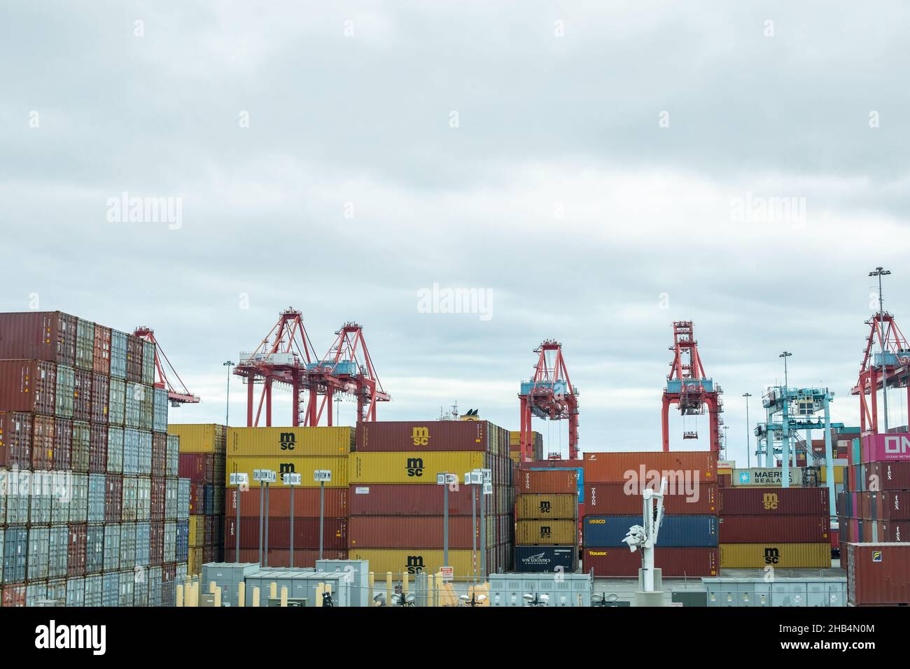 December 13, 2021. Shipping containers are stacked high at the Port of ... December 13, 2021. Shipping containers are stacked high at the Port of ...