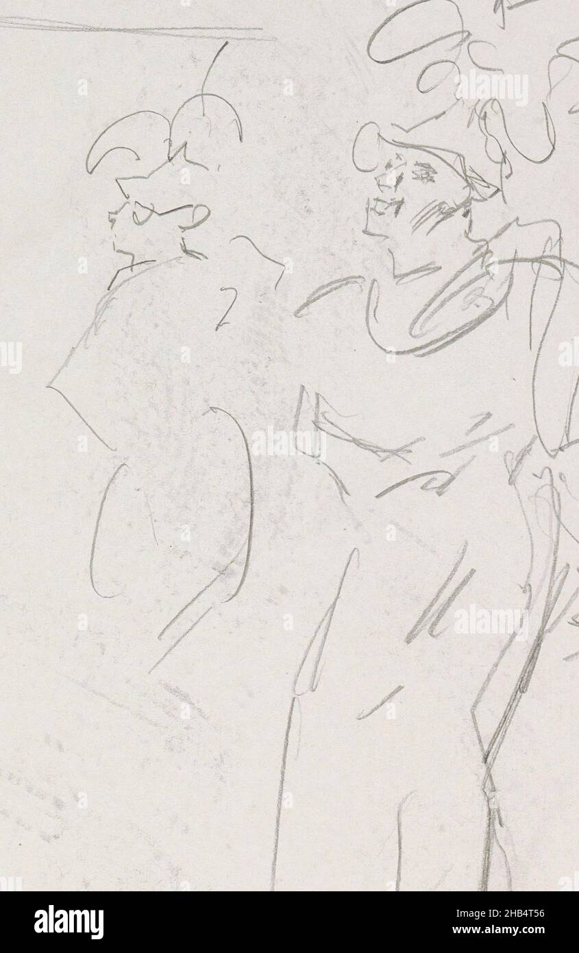 Front cover A, front cover, from sketchbook III with 36 sheets, Dancer ...