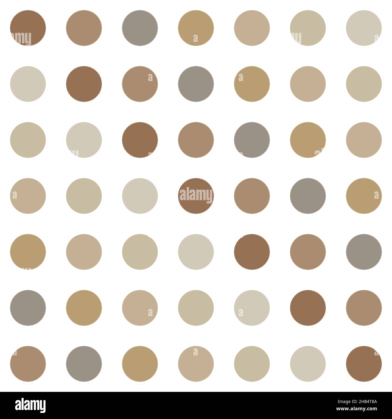 Colorful dot pattern brown Cut Out Stock Images & Pictures - Alamy