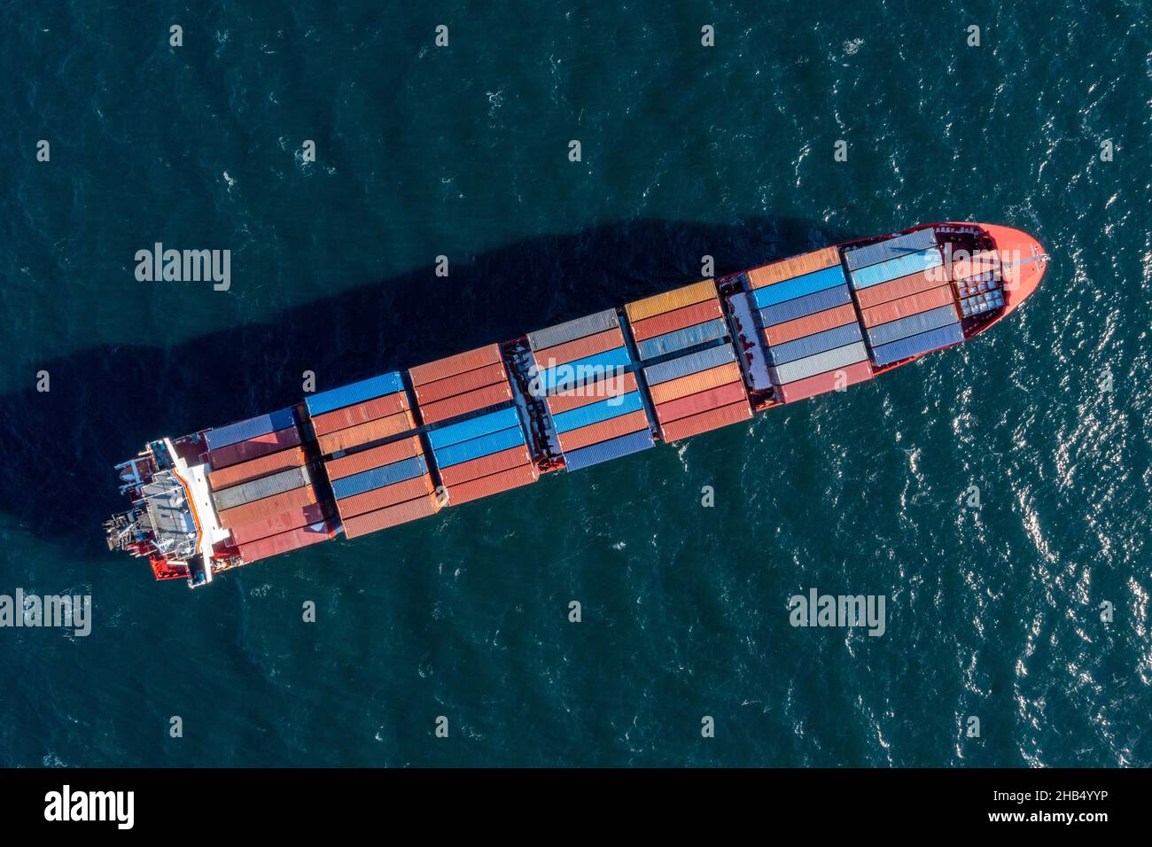 Container ship at sea hi-res stock photography and images - Alamy
