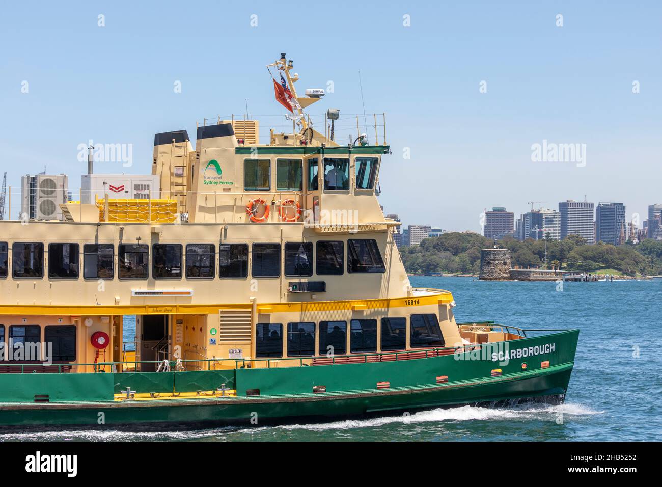 Sydney ferries MV Scarborough an iconic first fleet class ferry travels ...