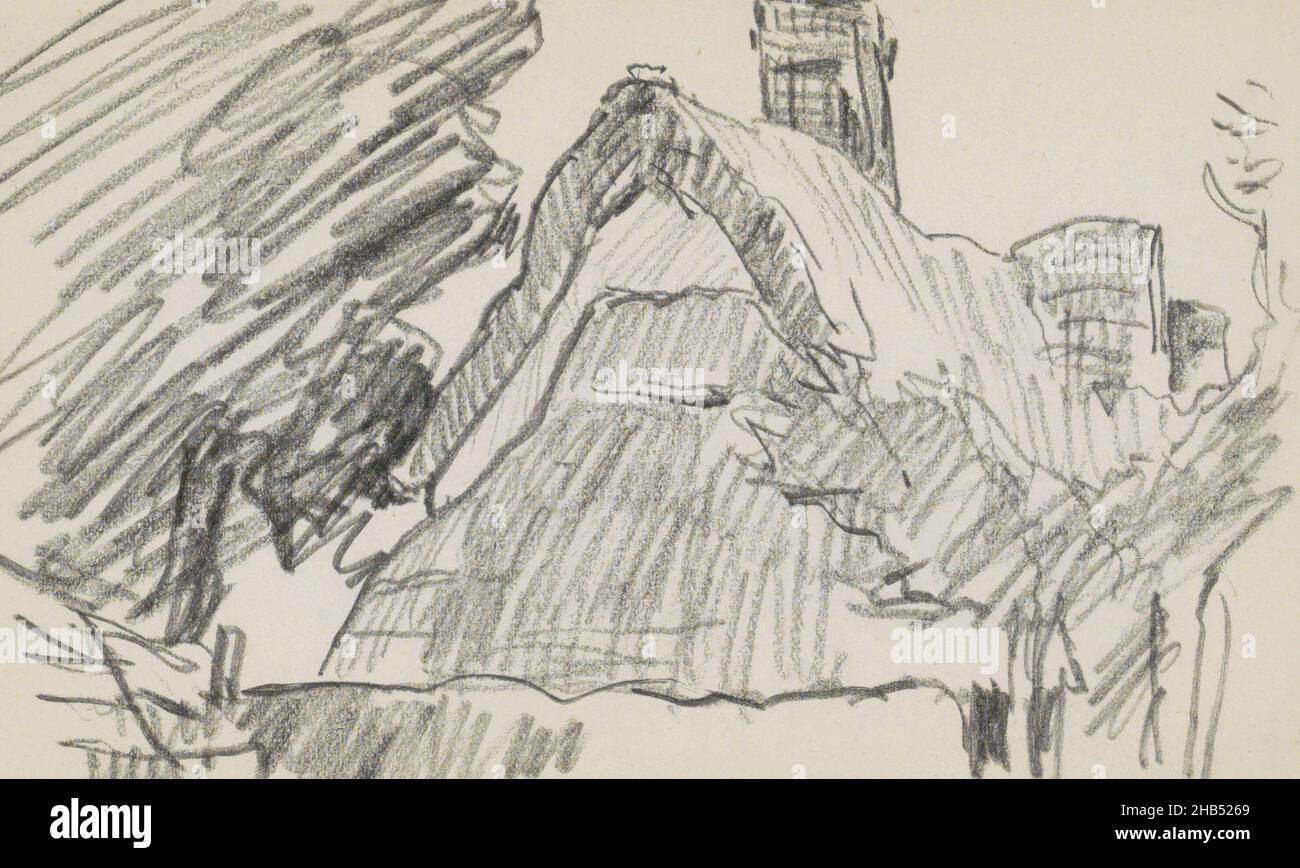 Sheet 16 recto from a sketchbook with 30 sheets, Farm, Alexander ...