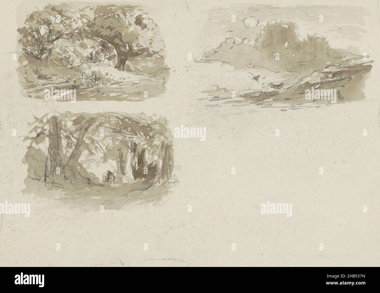 Single drawing with the number 44 behind the front cover of a ...