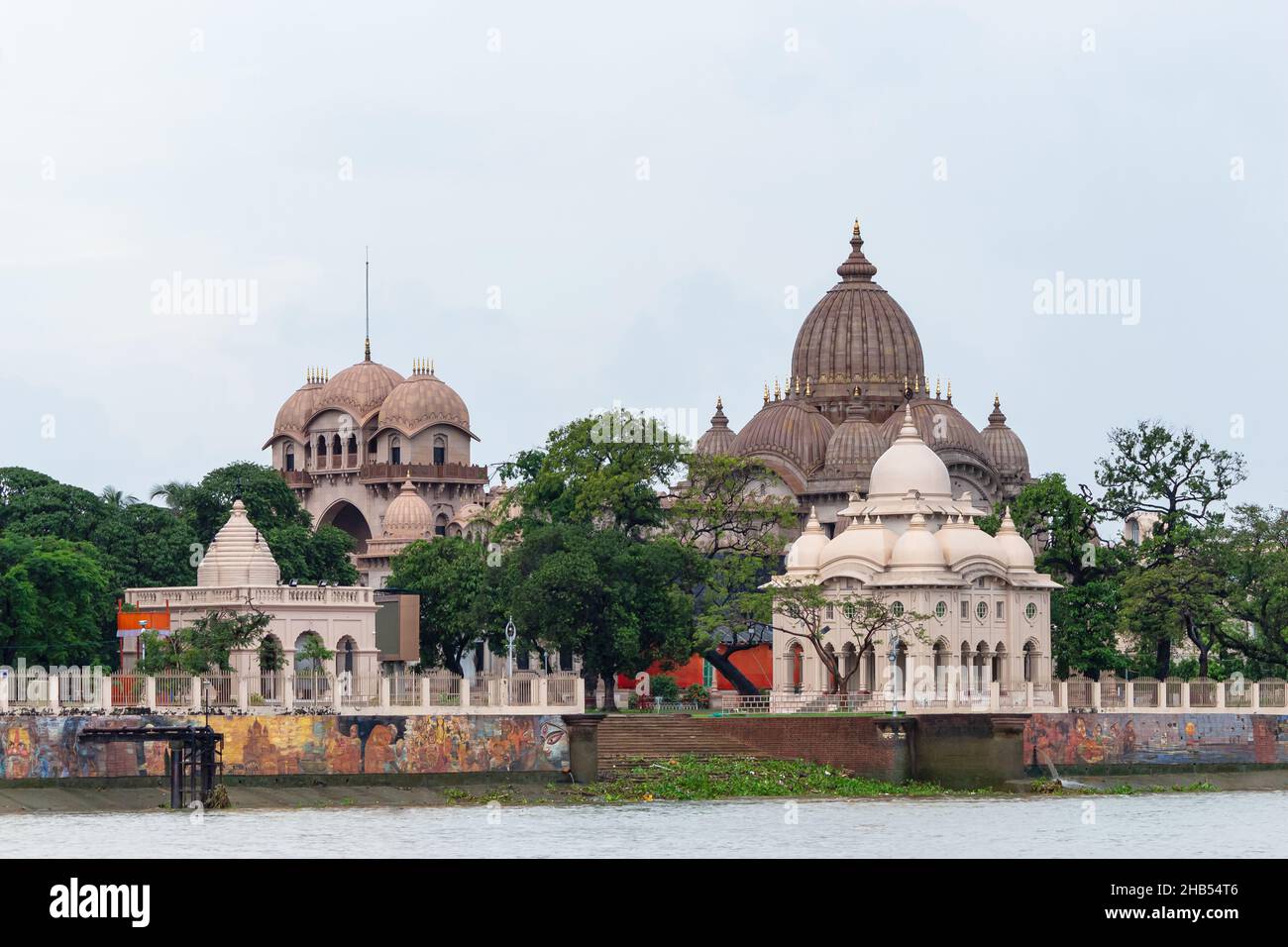 Riverside vew of Swami Bramhanand Temple, Belur Math which is the ...