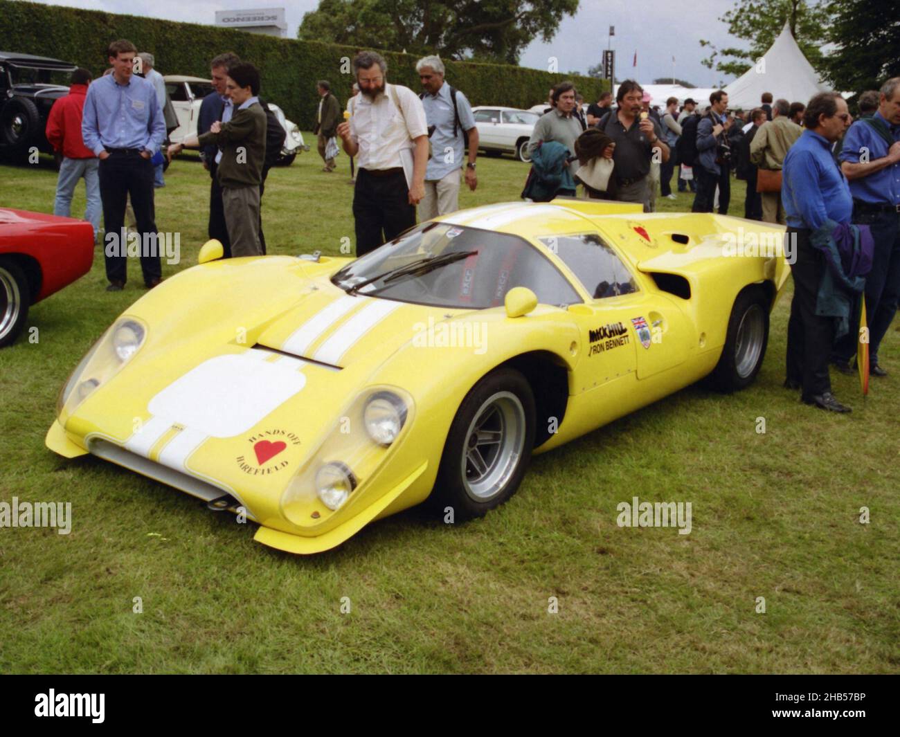 Mick Hill's 1968 Lola T70 in the 'Cartier Style et Luxe' display at the ...
