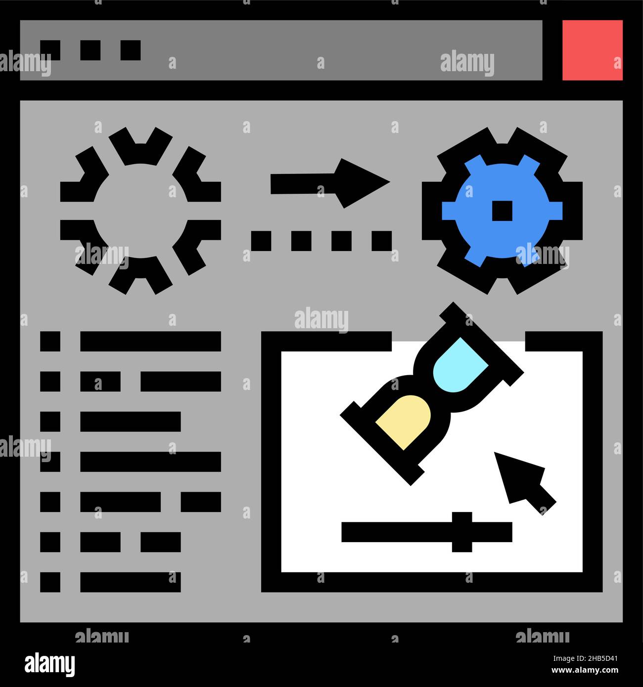 3d renderings color icon vector illustration Stock Vector Image & Art ...