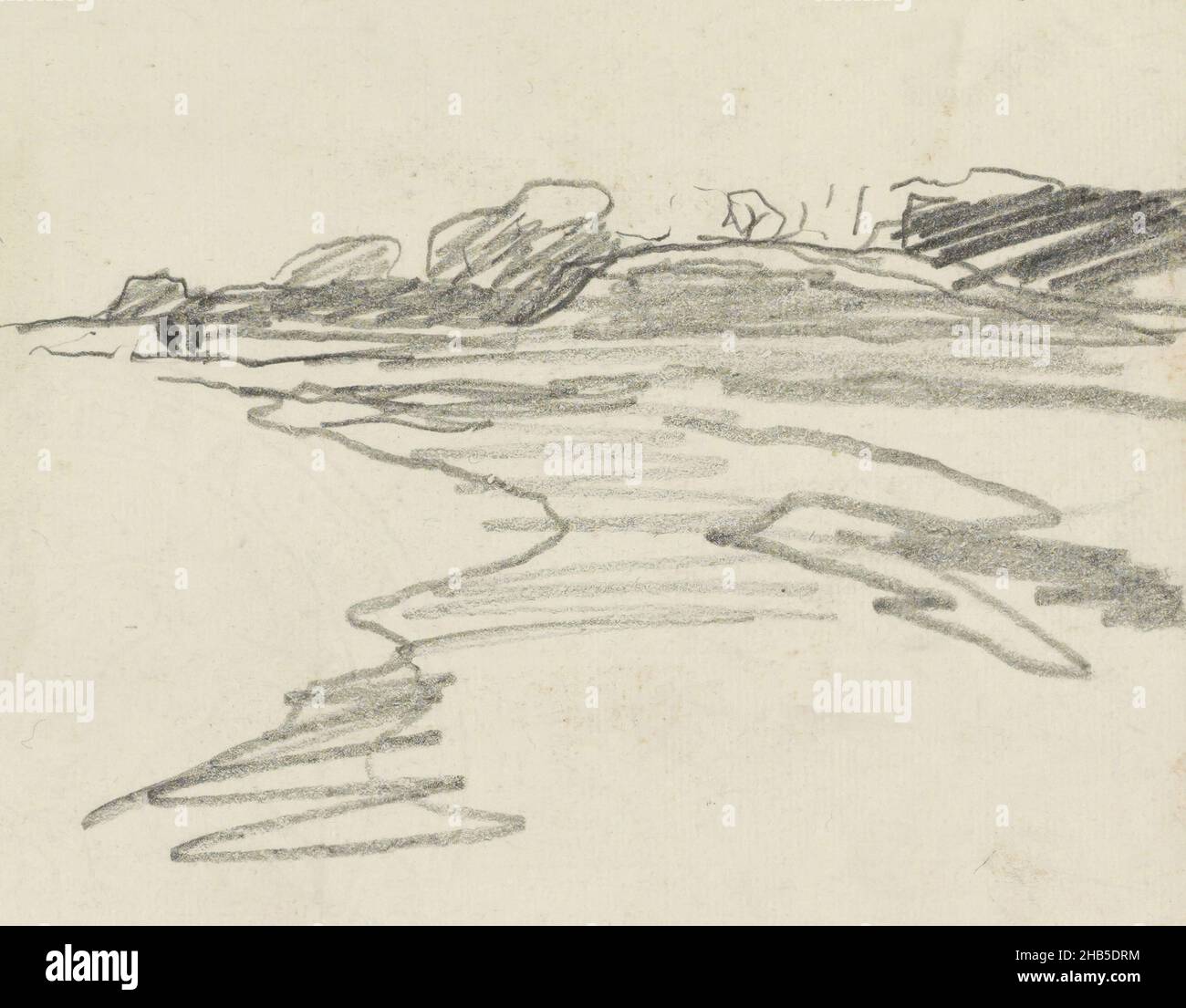 Page 15 from a sketchbook with 26 pages, Landscape with water, draughtsman: Willem Witsen ...