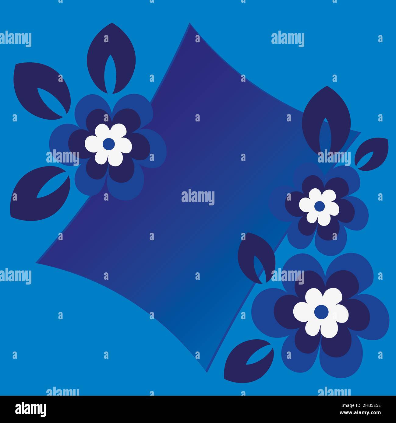 Illustration on a square background - a stylized postcard or banner for ...