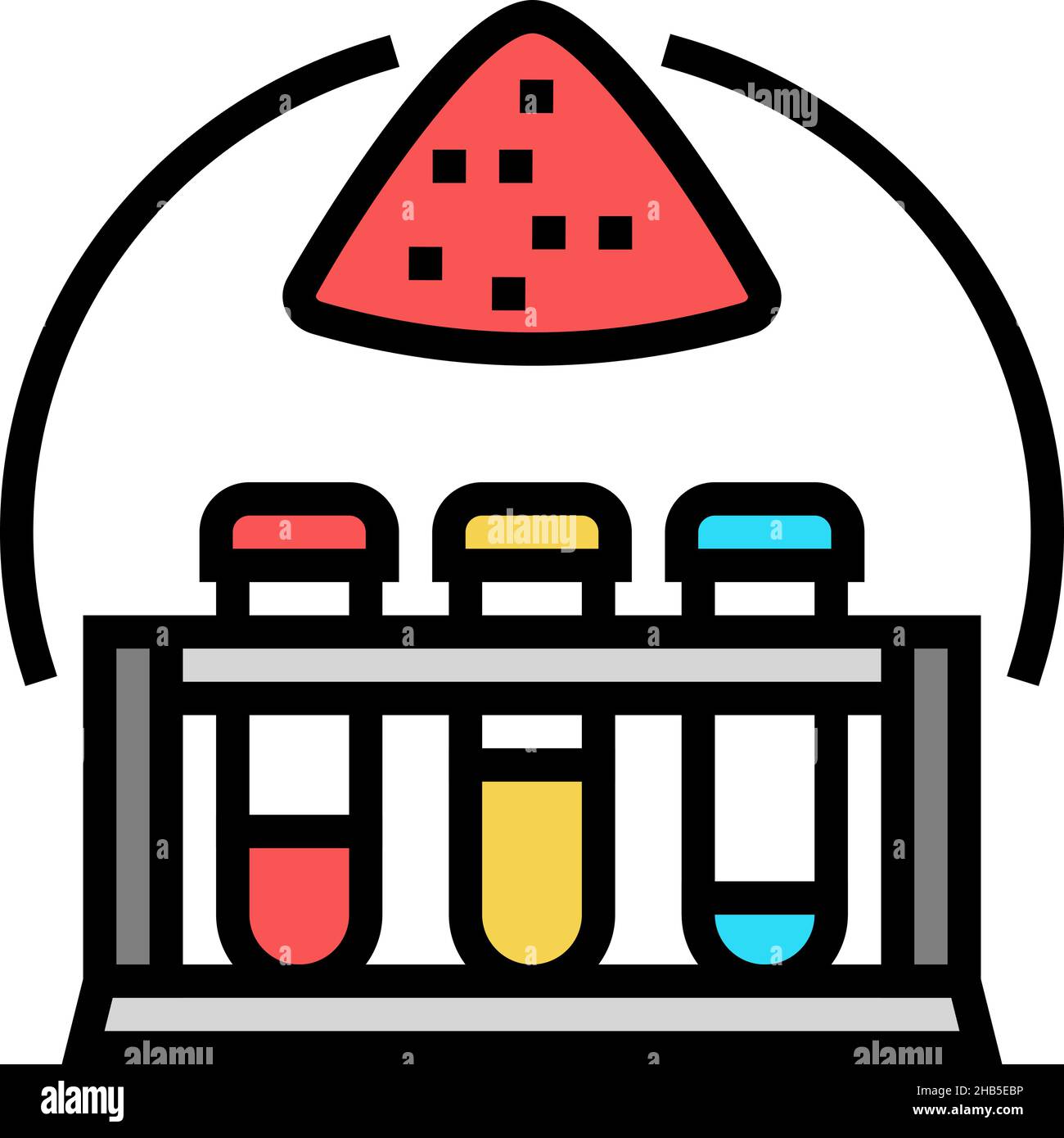 inorganic chemistry color icon vector illustration Stock Vector Image ...