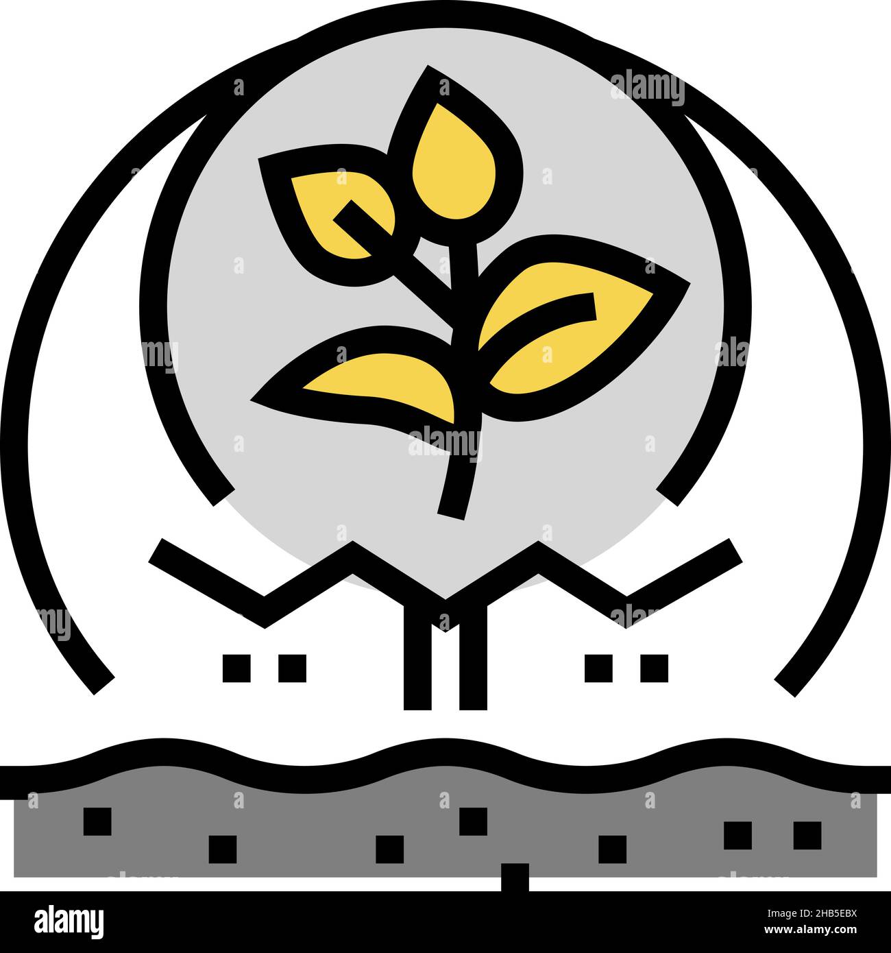 organic chemistry color icon vector illustration Stock Vector Image ...