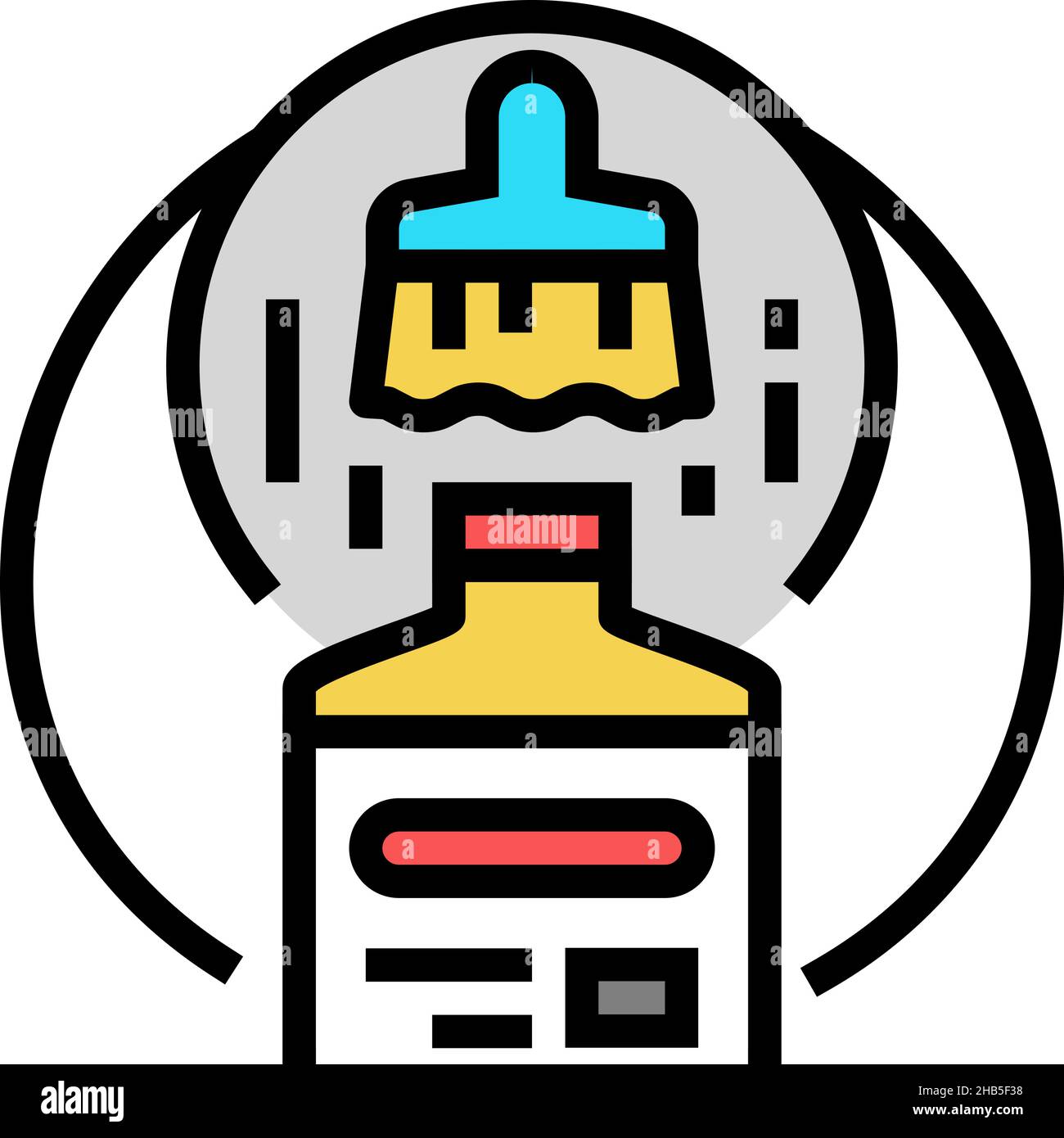 Resin production Stock Vector Images - Alamy