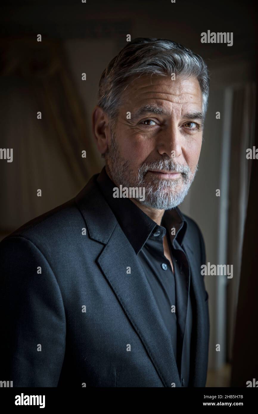 American actor george clooney photographed grand hotel in stockholm hi ...