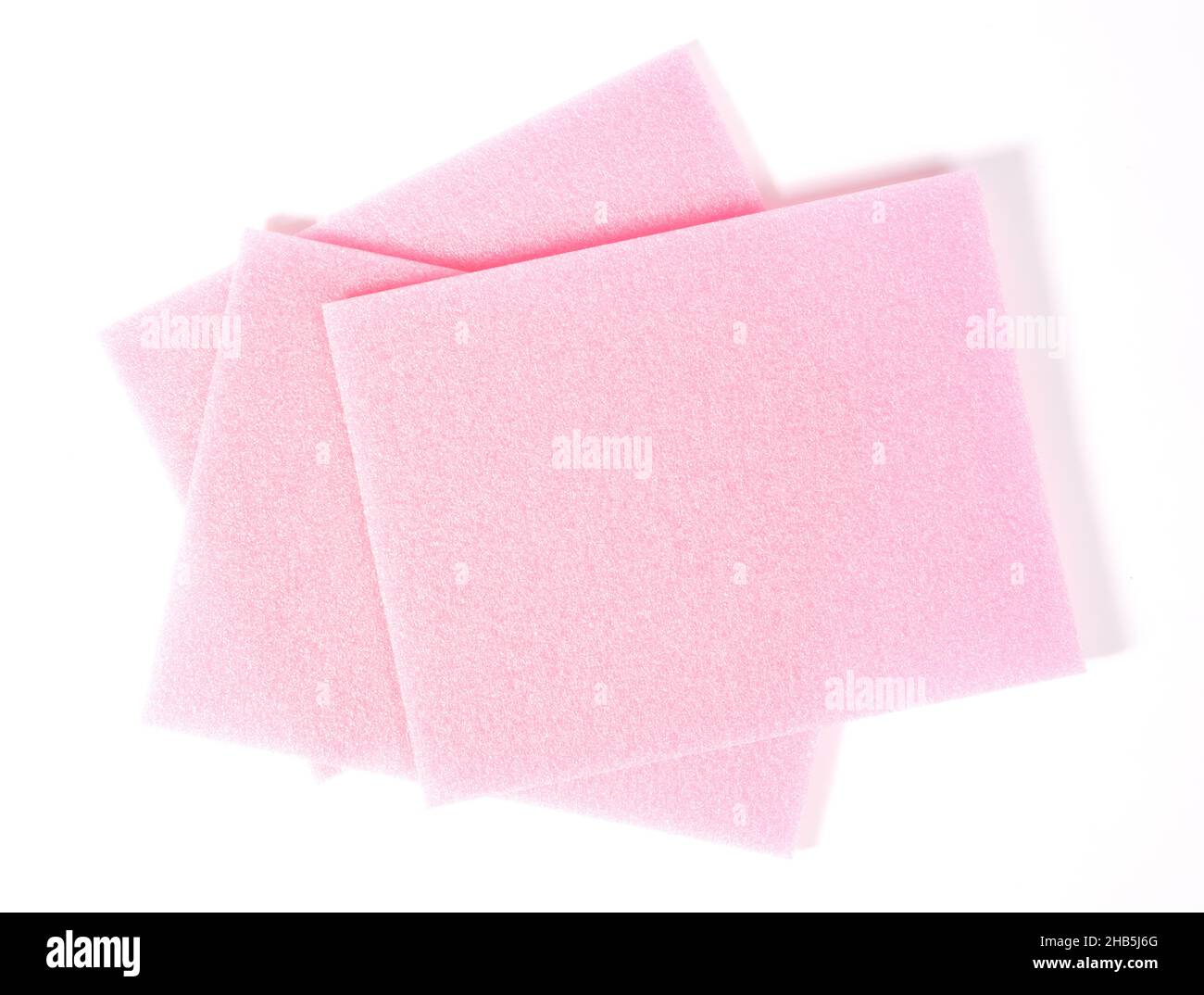 Pieces of protection foam, used for protecting items during transport ...