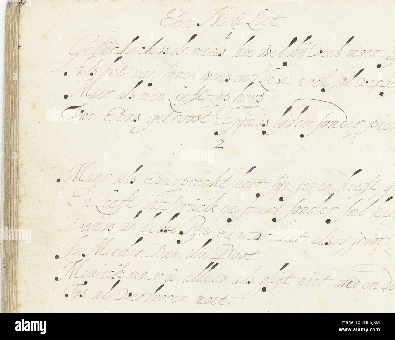 Poem on Suffering, Pain and Consolation (part 1), A Nieu Liet (title on ...