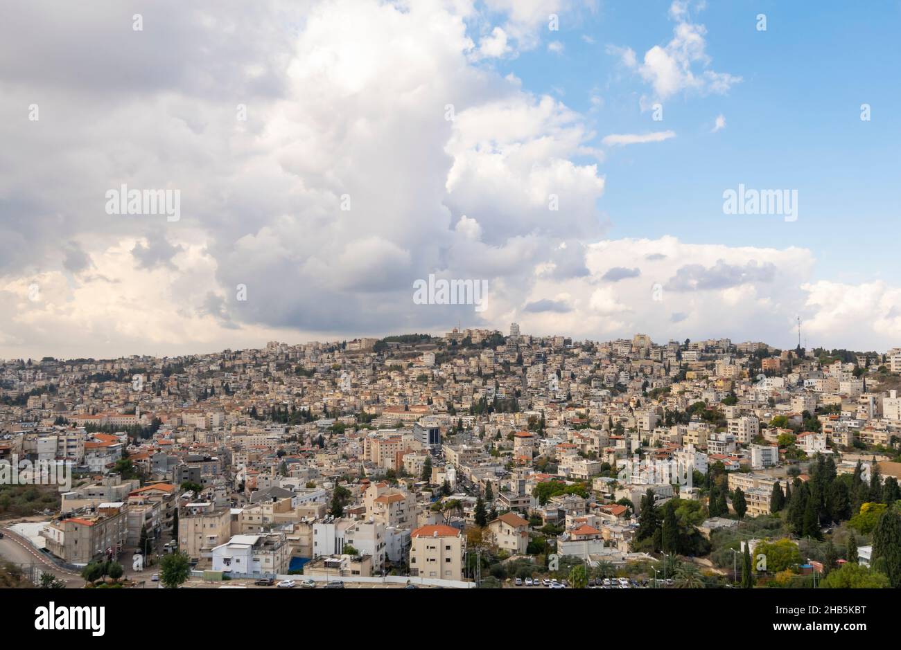 Skyline city nazareth israel middle hi-res stock photography and images ...