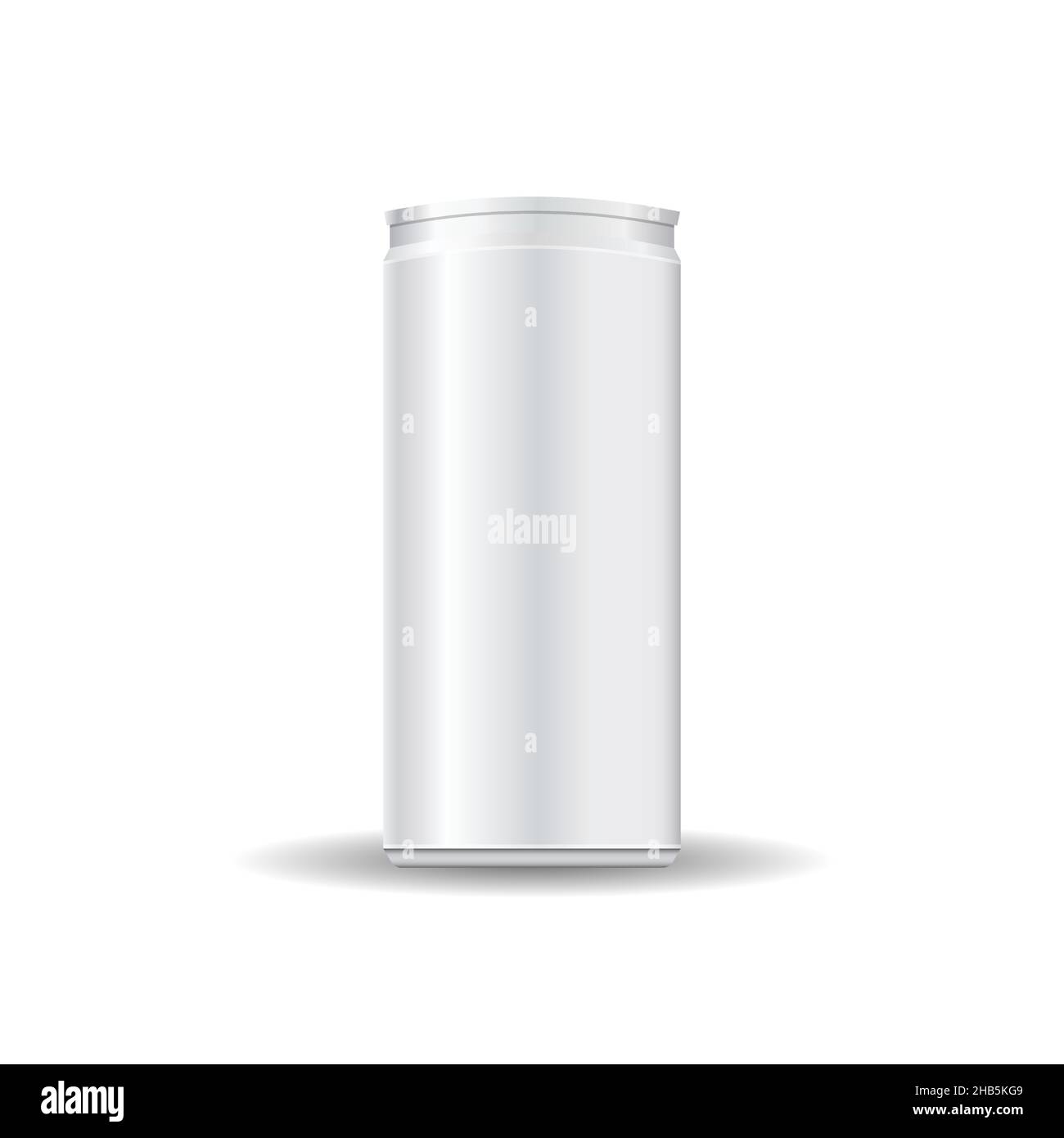 Soda can icon in flat style. Drink bottle vector illustration on ...