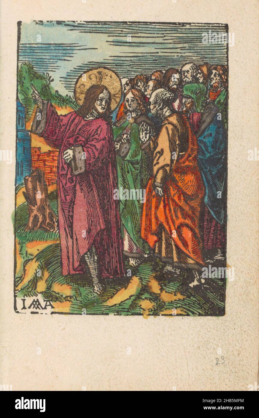 Christ announces his suffering, The little Passion (series title ...